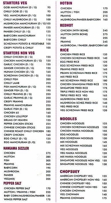 Moriz Restaurant Menu, Menu for Moriz Restaurant, Electronic City ...