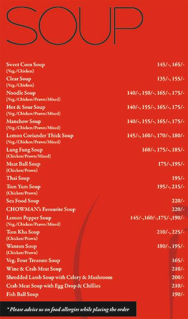 Chowman Menu, Menu for Chowman, Sector 1, Salt Lake, Kolkata - Zomato