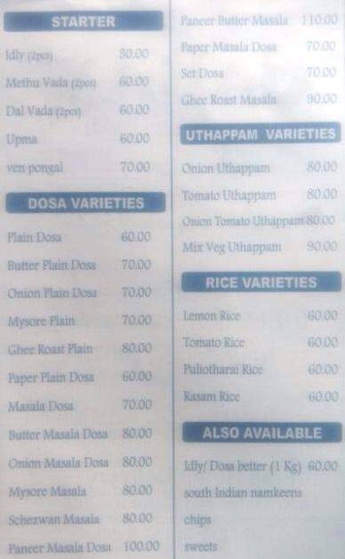 Sai Varam Menu, Menu for Sai Varam, Vasant Kunj, New Delhi - Zomato