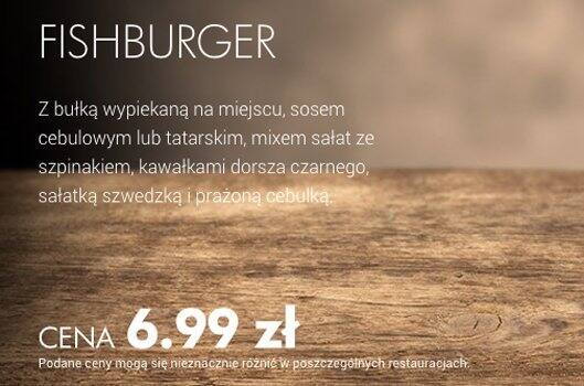 Menu at North Fish restaurant, Szczecin, al. Wyzwolenia 18-20