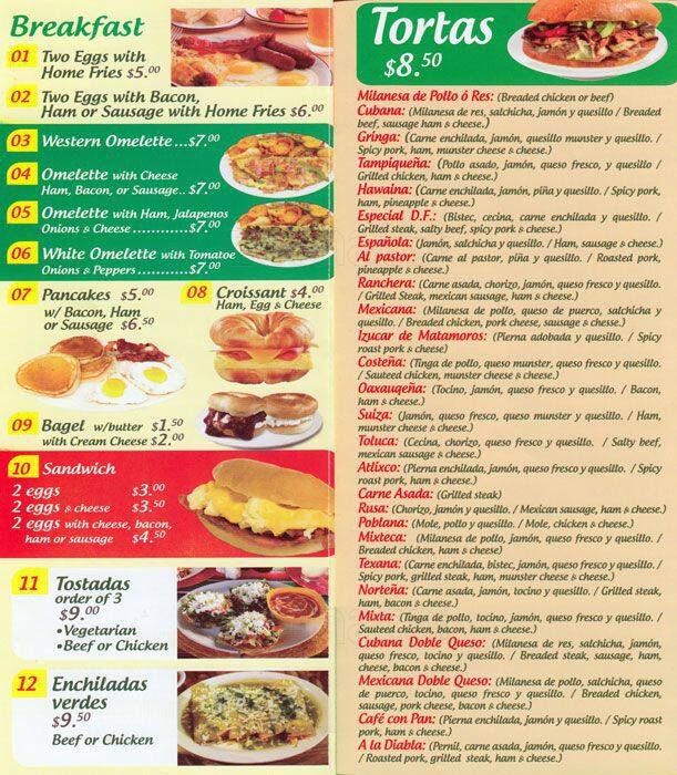 Cafe Con Pan Bakery Menu, Menu for Cafe Con Pan Bakery, Sunset Park ...