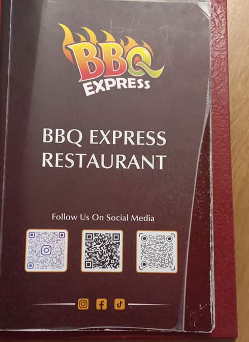 Menu of BBQ Express, Mankhool, Dubai