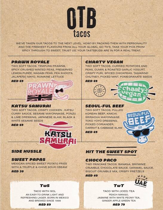 Menu of Gastro Kitchen - DoubleTree by Hilton Hotel Dubai Jumeirah ...