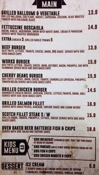 Menu at Caffe Cherry Beans cafe, Robina, Kiosk K4 - 7/19 Robina Town ...