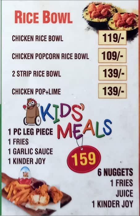 Menu at Arabesque Fried & Grilled Chicken Restaurant, Thiruvananthapuram