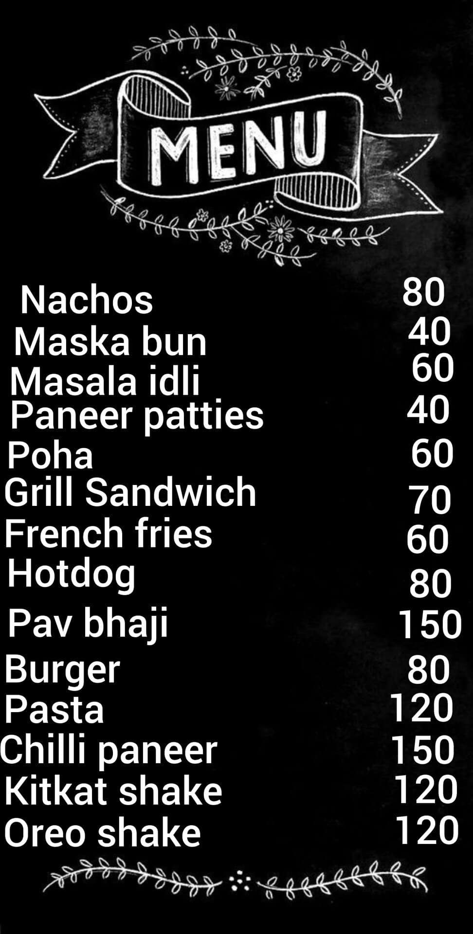Menu of Wrappie N Drip, Mansarovar, Jaipur