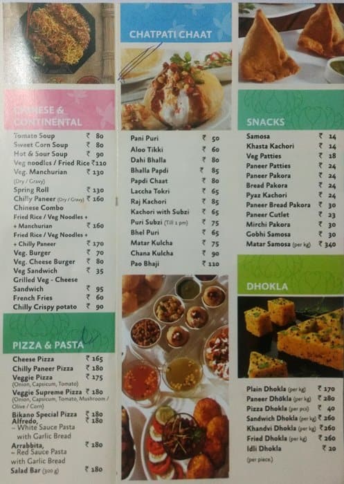 Bikanervala Menu,Menú para Bikanervala, Rajouri Garden, New Delhi - Zomato