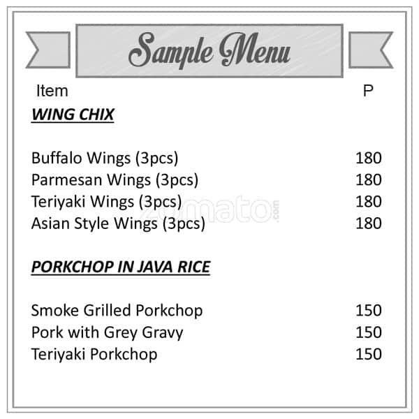 Carta del restaurante Little Piggy Express Eatery, Mandaluyong
