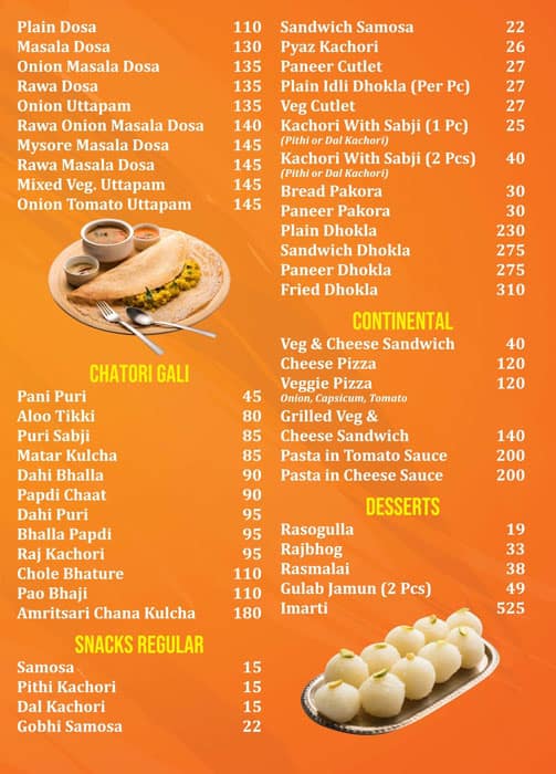 Menu at Mithaas Sweet Restaurant, Noida, Ashirwad Complex