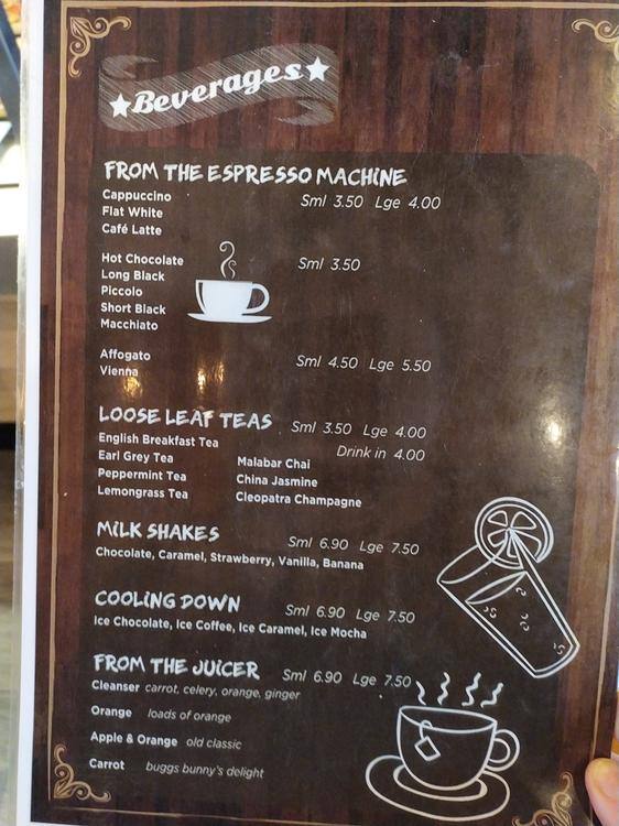 Carta de Munch Deli Cafe, West Pymble