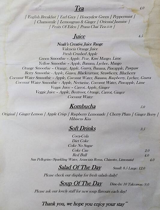 Menu at Cafenatics, Southbank, Shop/13 Freshwater Pl