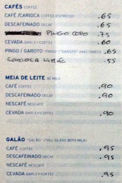 Café Erick Menu, Menu de Café Erick, Matosinhos Centro, Porto - Zomato ...