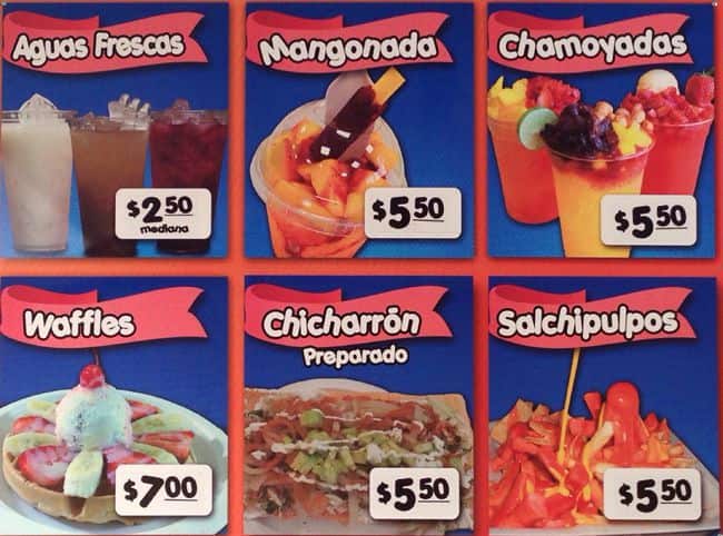 La Barca Paleteria & Neveria Menu - Urbanspoon/Zomato