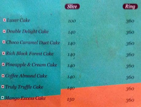 Menu at Barista Lavazza Espresso Bar, Ahmedabad, Bodakdev Town Planning ...