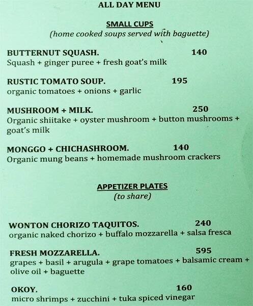 Menu at Food Court Trinoma restaurant, Quezon City, Triangle North Mall