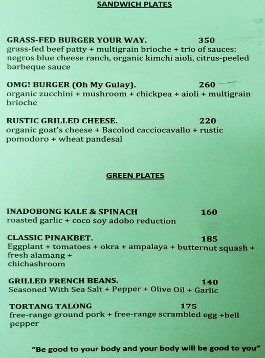 Menu at Food Court Trinoma restaurant, Quezon City, Triangle North Mall