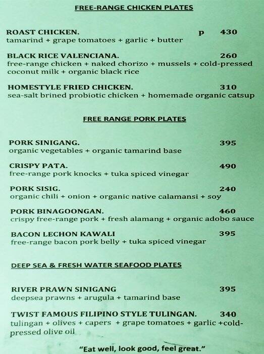 Menu at Food Court Trinoma restaurant, Quezon City, Triangle North Mall
