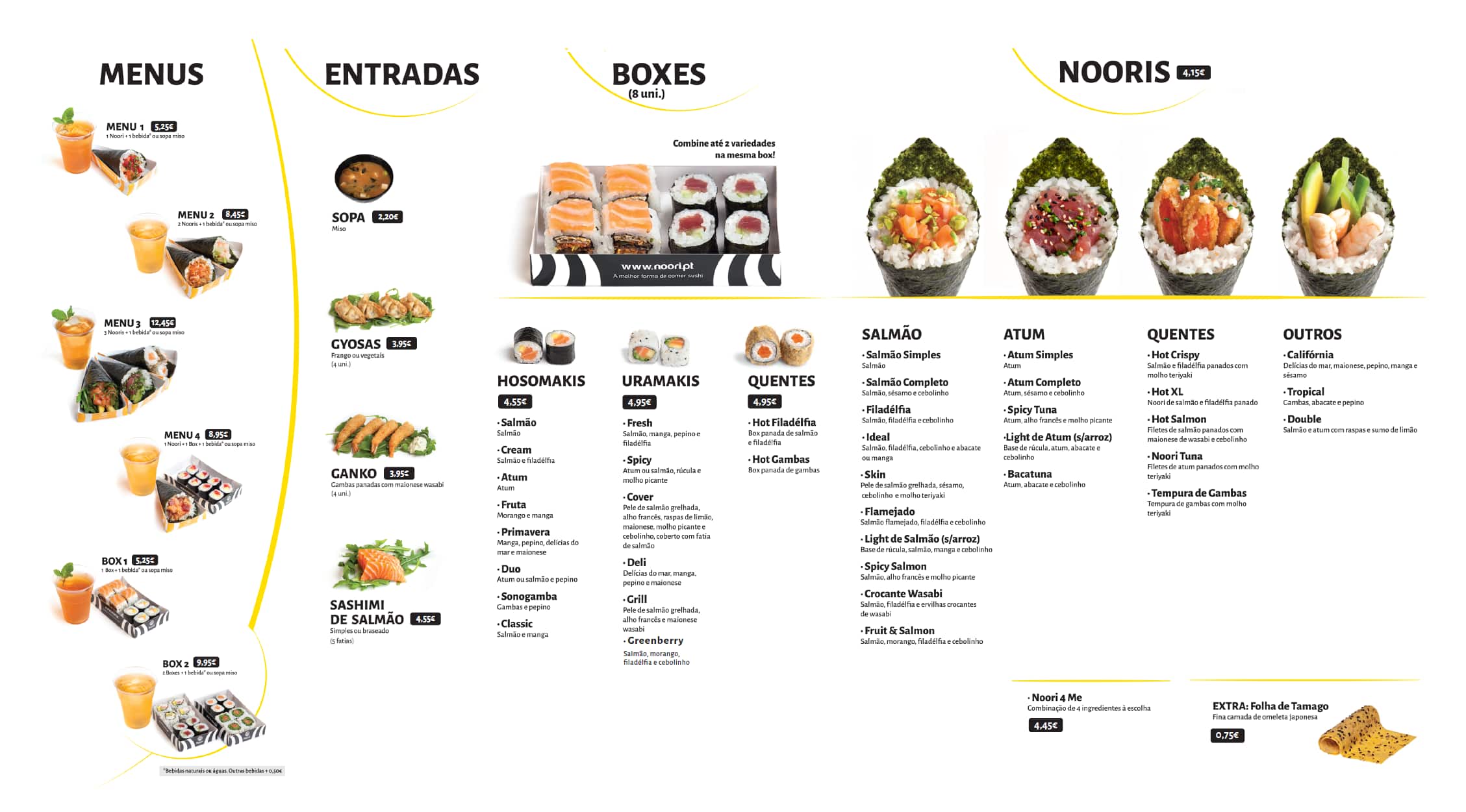 Noori Sushi Menu, Menu de Noori Sushi, Alcabideche, Lisboa - Zomato ...