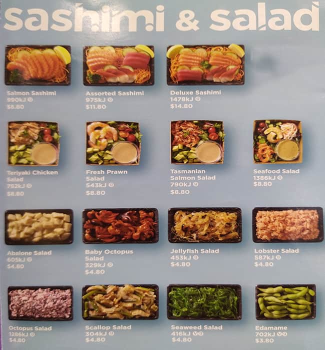 Menu at Sushi Hub restaurant, Cheltenham