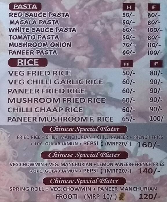 Menu at Grover Sweets, New Delhi, Ground Floor G Block 167 Arya Samaj Road