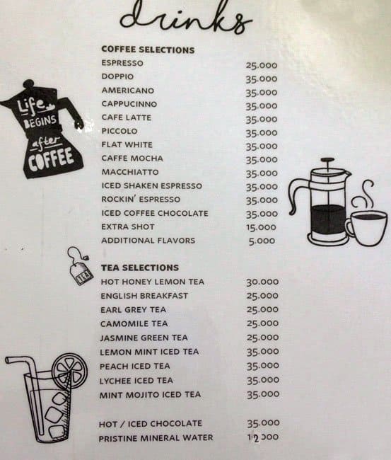 Menu at Karnivor Kota Kasablanka restaurant, South Jakarta, Jl. Raya ...