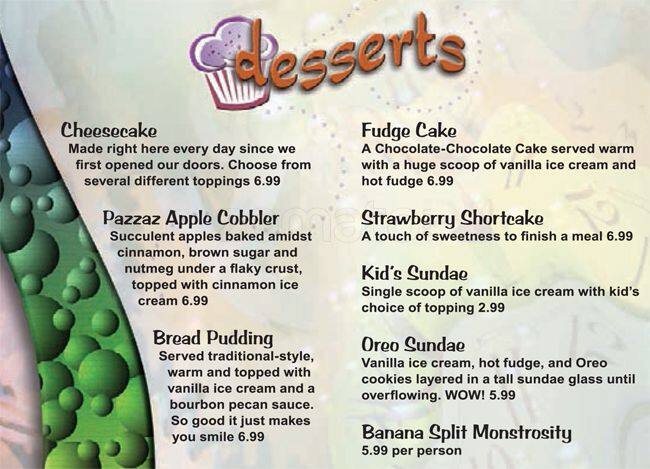 Menu at Magic Time Machine pub & bar, Addison