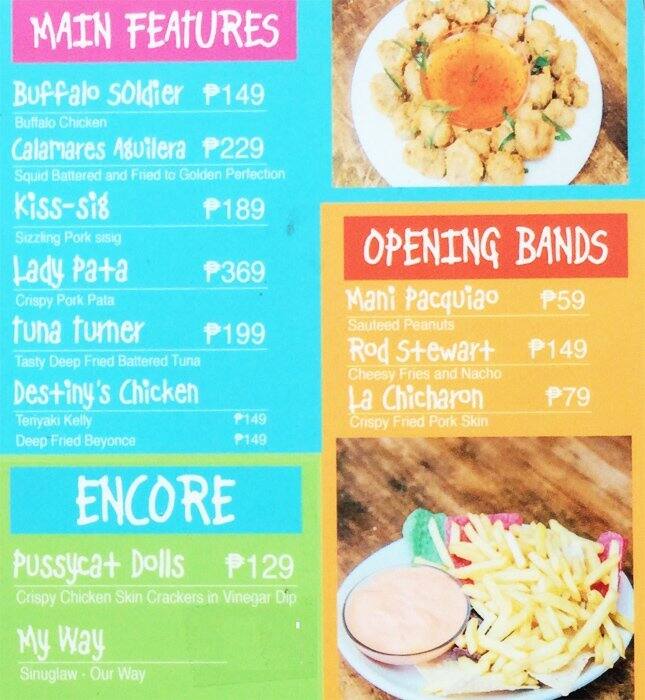 Menu at Watever KTV pub & bar, Cebu City, The Ridges