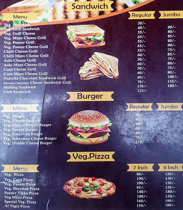 Menu of New Famous, Mohammad Ali Road, Mumbai