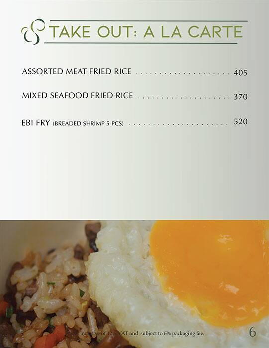 Menu at Healthy Shabu-Shabu restaurant, Makati, Rockwell Drive