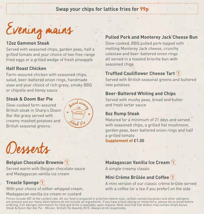 Menu at The Dog pub & bar, Birmingham, 8 Hagley Rd W