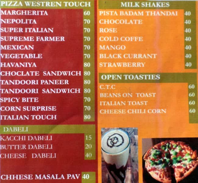 Menu at Shree Govind Vadapav, Ahmedabad, 36