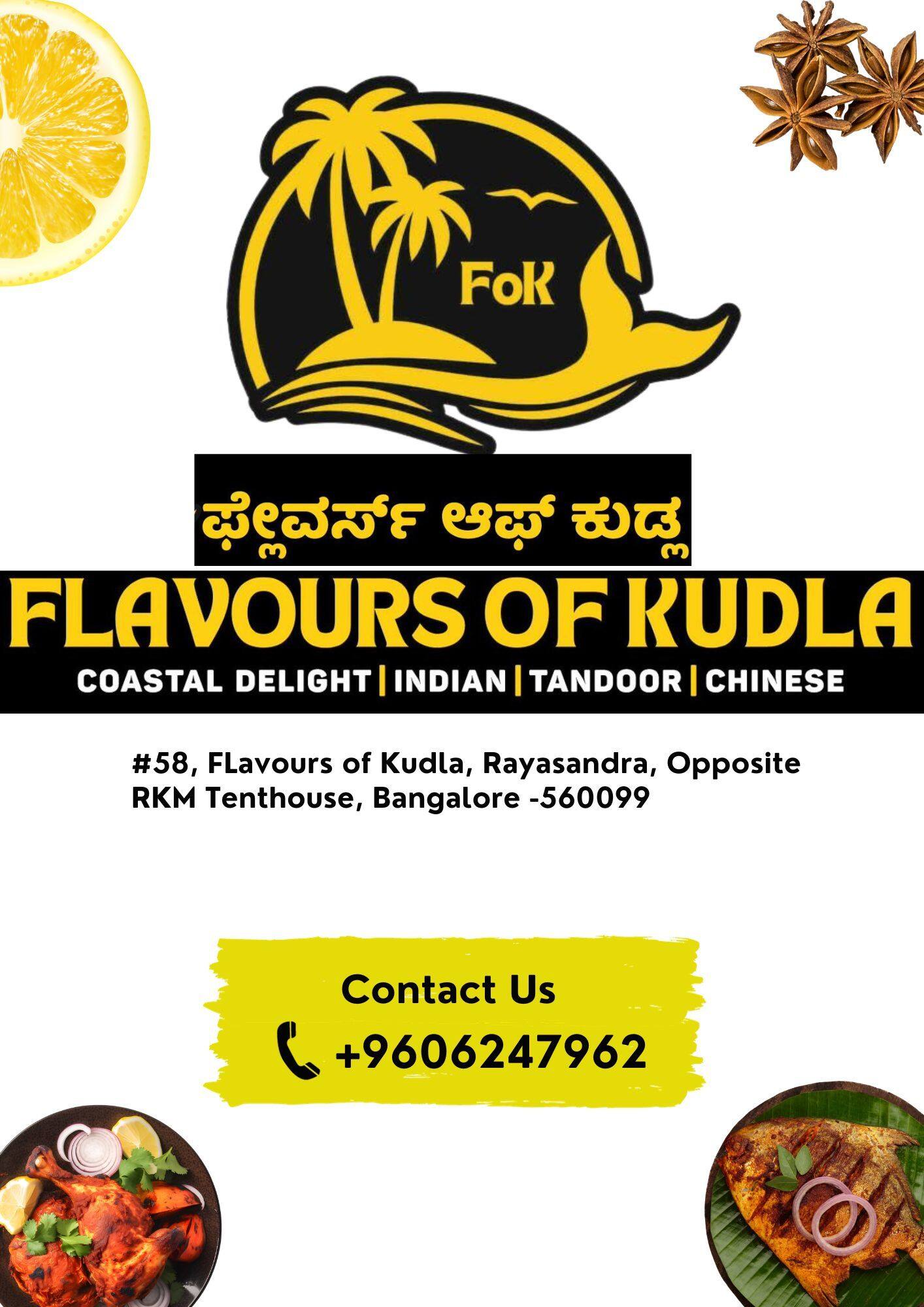 Menu of Flavours of Kudla, Sarjapur Road, Bangalore
