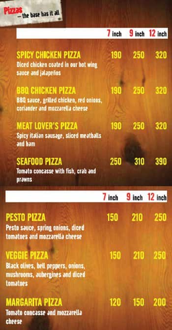Menu at Hall of Fame Sports Bar, Hyderabad, CCJ5+2R3