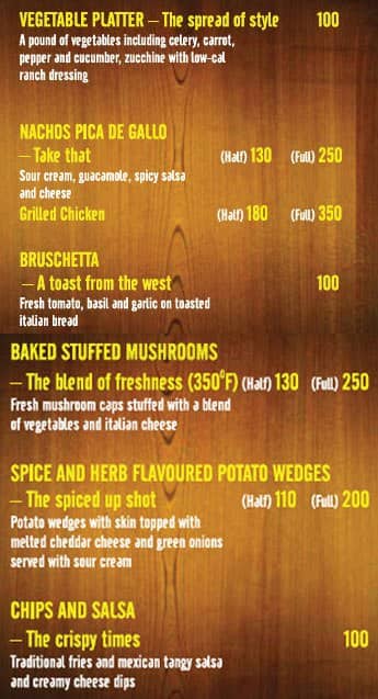 Menu at Hall of Fame Sports Bar, Hyderabad, CCJ5+2R3