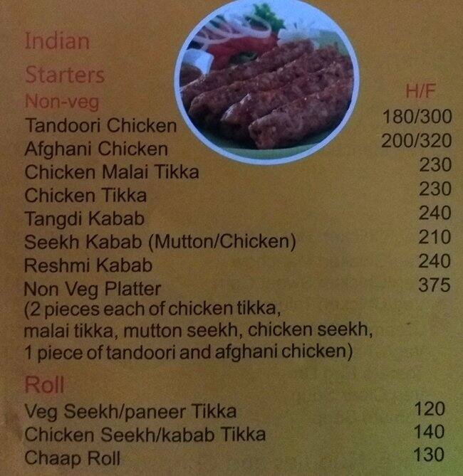 Menu at New South Delhi Restaurant, New Delhi, Main Road