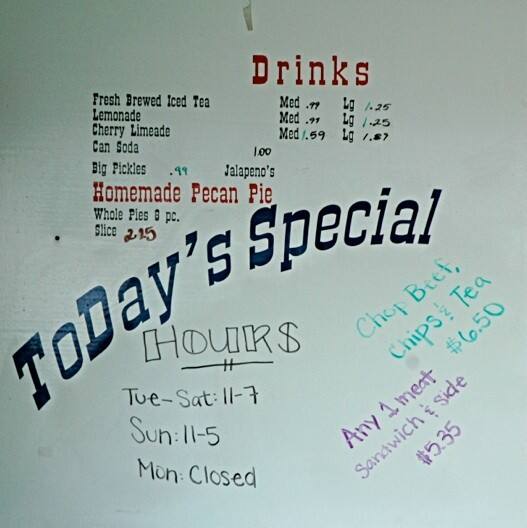 Menu at Real Pit Bbq, Canyon Lake