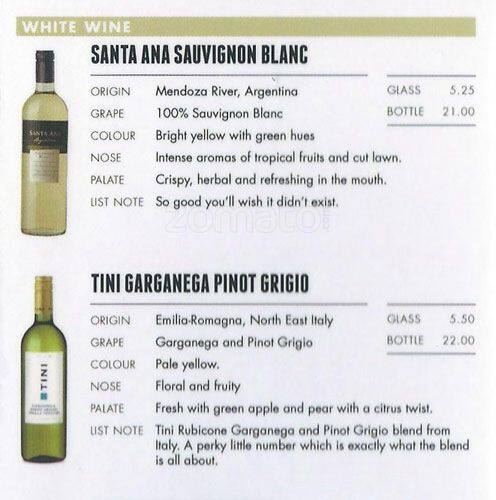 Menu at The Terrace Kitchen & Social House pub & bar, Dublin