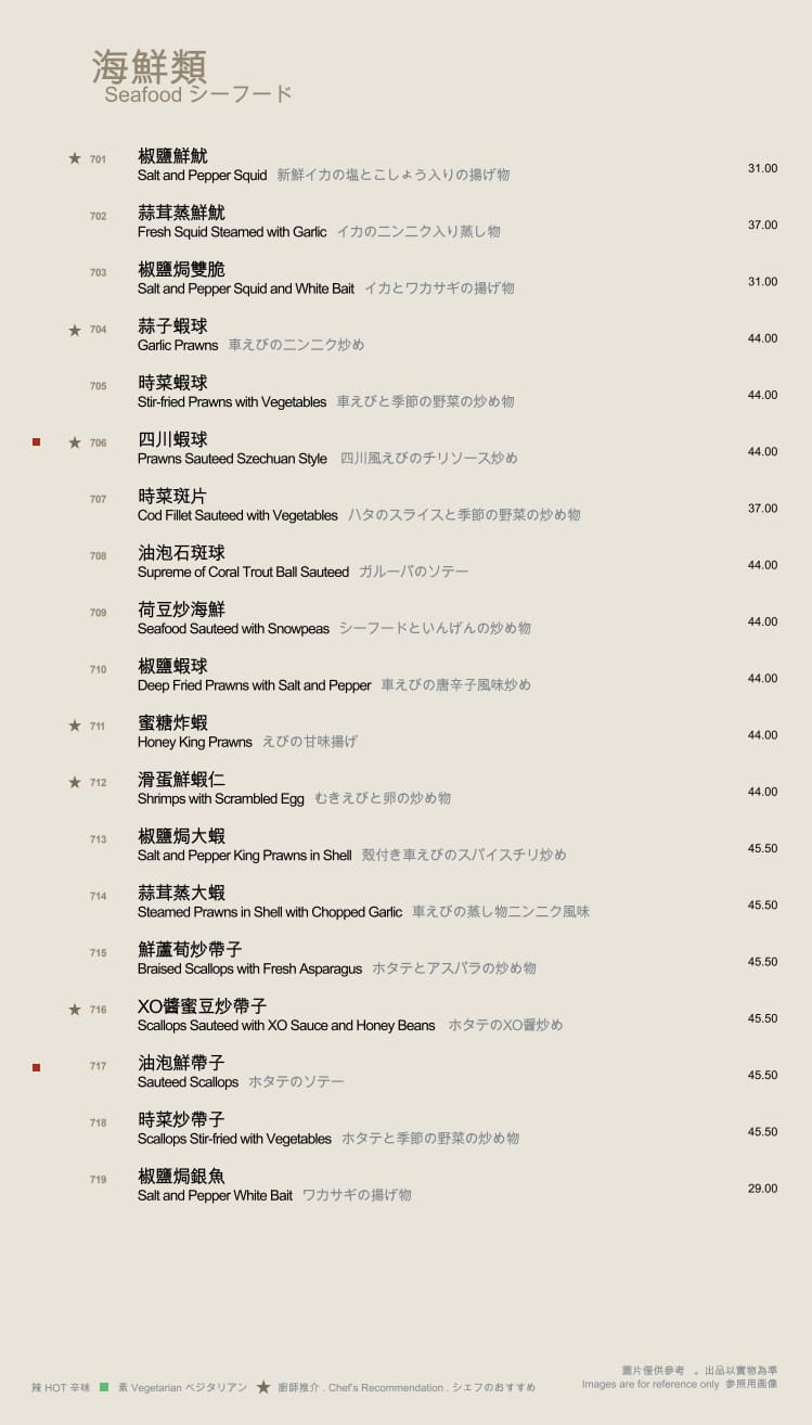 Menu at The Century by Golden Century restaurant, Pyrmont, The Star ...