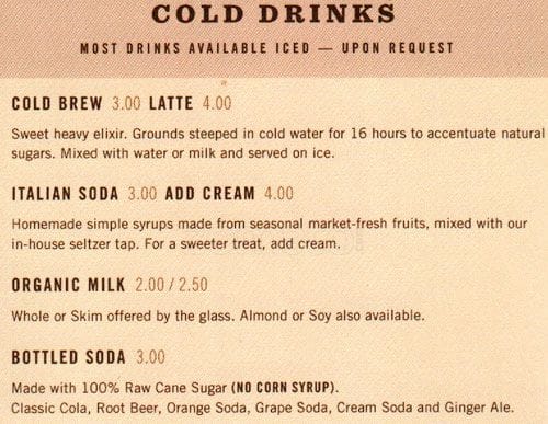 Menu at Storyville Coffee Company cafe, Bainbridge Island, Coppertop ...