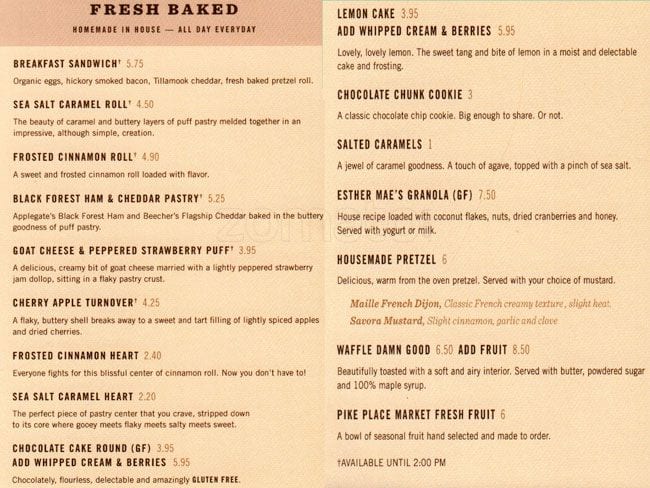 Menu at Storyville Coffee Company cafe, Bainbridge Island, Coppertop ...