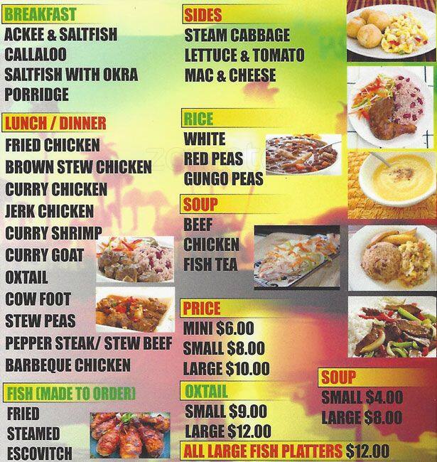 Jamaican Restaurant Menu Templates
