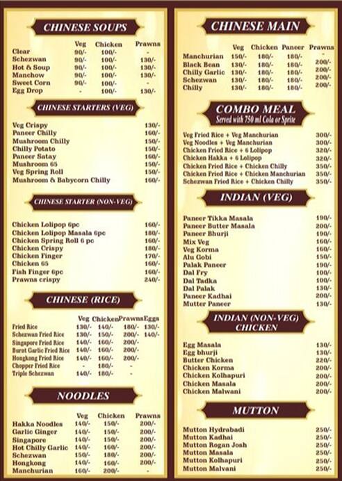 Menu of Delish Kitchen & Grill, Mira Road, Mumbai