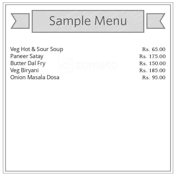 Menu of Dev Misthan, B.I.T, Ranchi