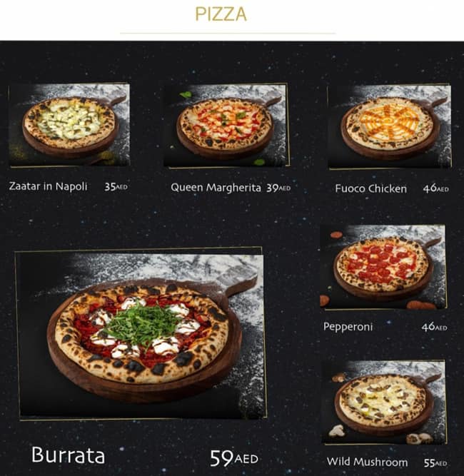 Menu of Oven, University City, Sharjah