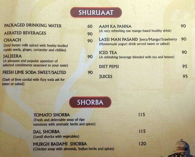 Pind Balluchi Menu, Menu for Pind Balluchi, Connaught Place, New Delhi ...