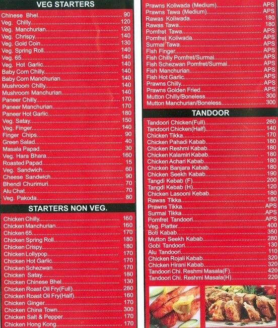 Prithvish Menu, Menu for Prithvish, Nerul, Navi Mumbai - Zomato