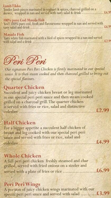 Menu at The Cube restaurant, Birmingham, 196 Wharfside St