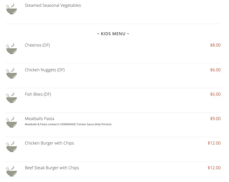 Menu at Mayfair Cafe & The BoileRoom, Upper Hutt