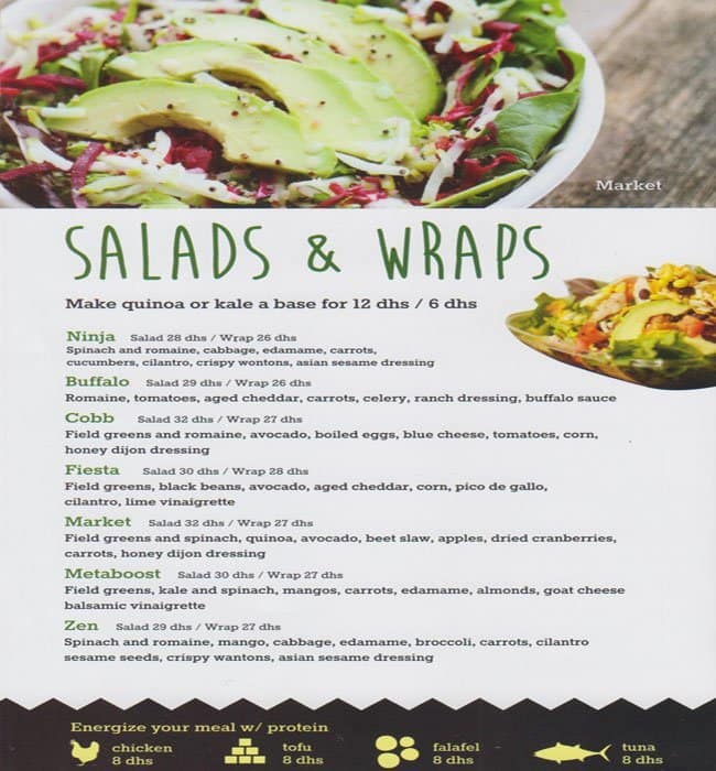Freshii Menu, Menu for Freshii, Business Bay, Dubai - Zomato