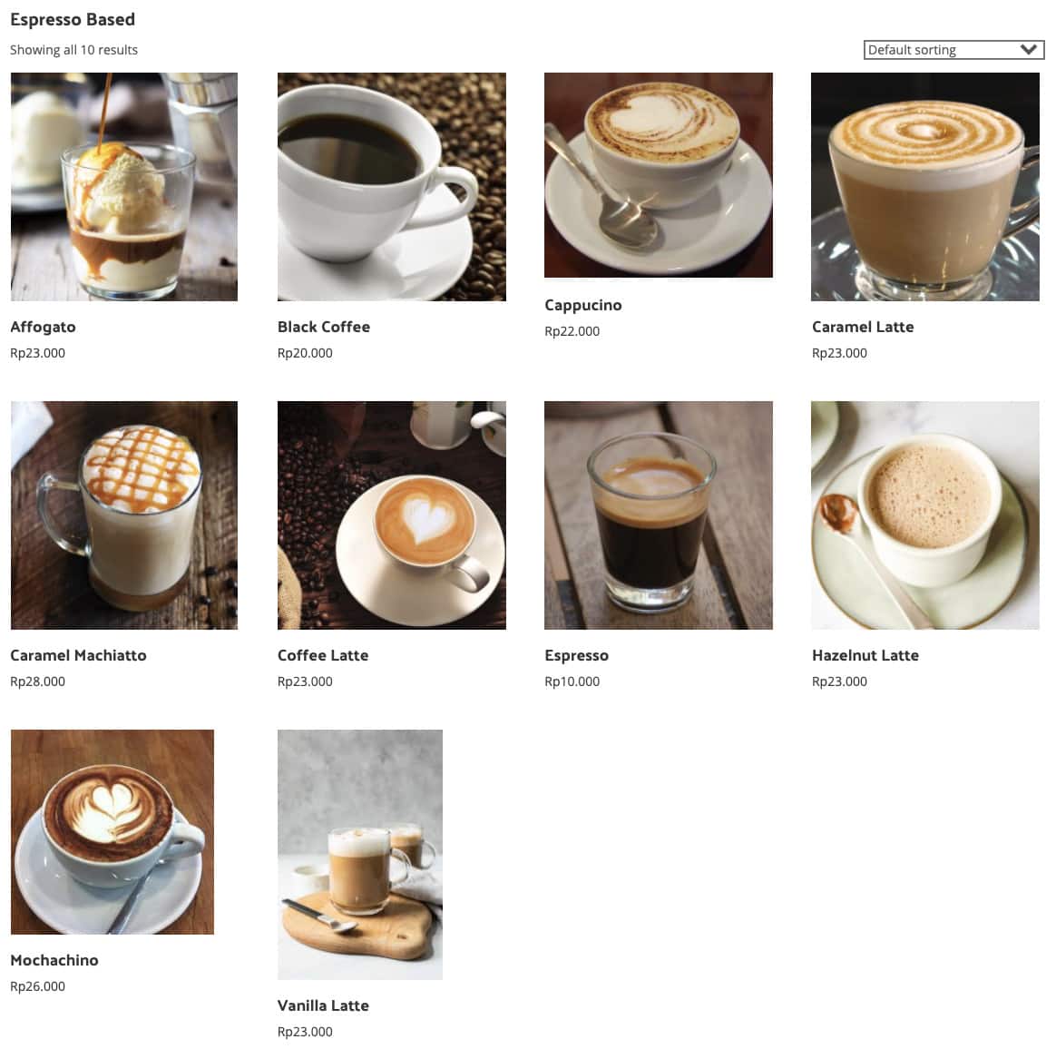 Menu at Gerobak Kopi Bang Raden Bekasi Timur cafe, Bekasi Regency